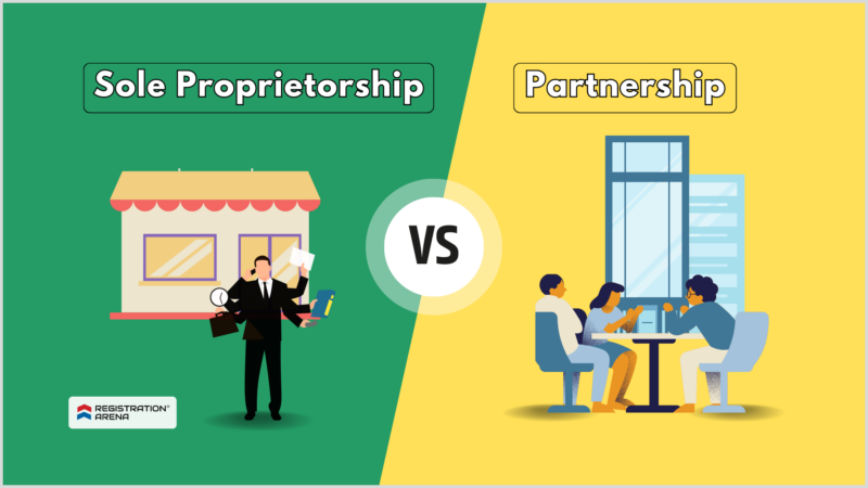 12 Major differences between Sole Proprietorship and Partnership